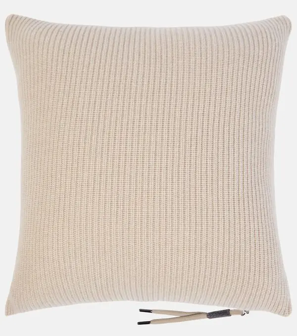 Brunello Cucinelli Cashmere Cushion - Brown