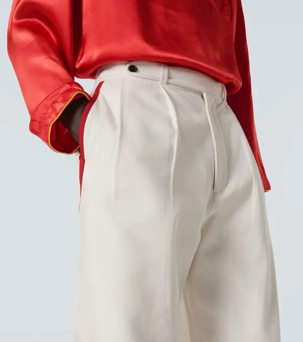 BODE Skunk Tail Wide-leg Pants