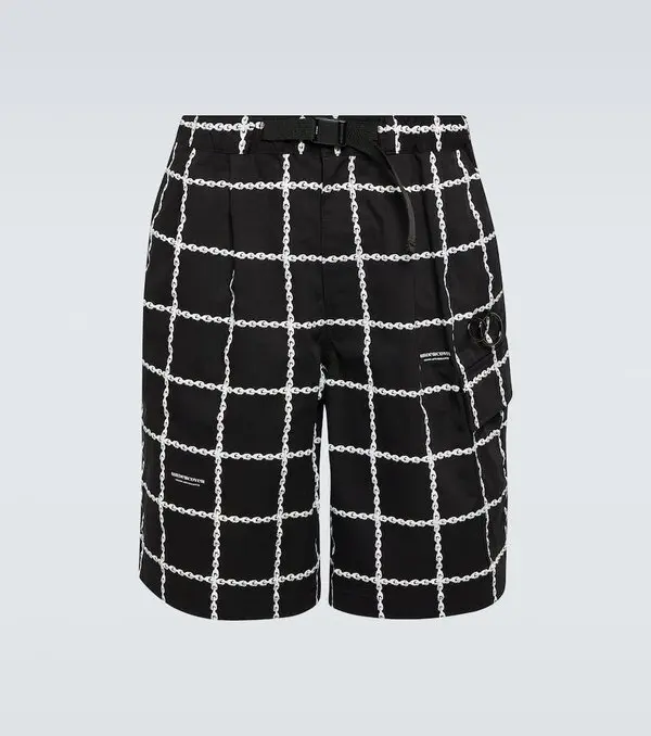 Undercover Printed Technical Shorts - Black