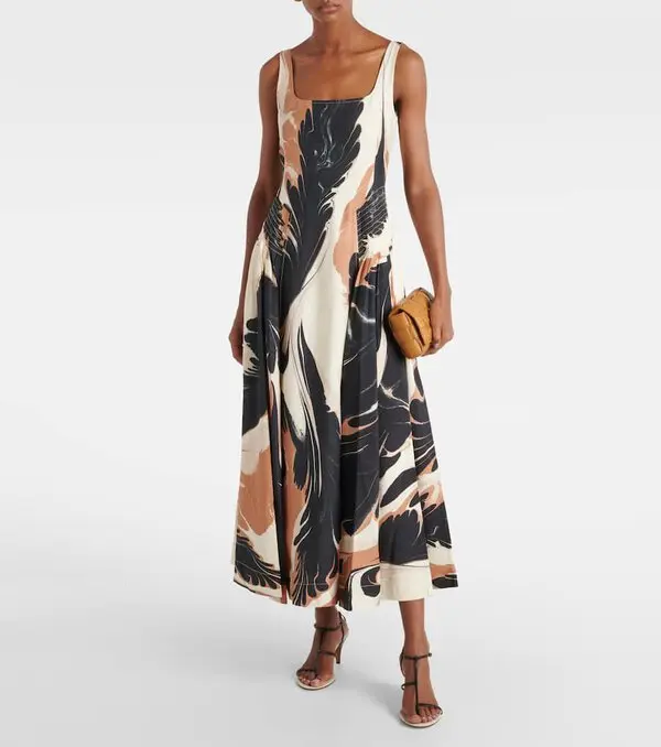 Simkhai Paola Printed Maxi Dress