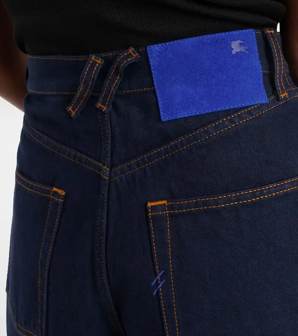 Burberry High-rise Wide-leg Jeans