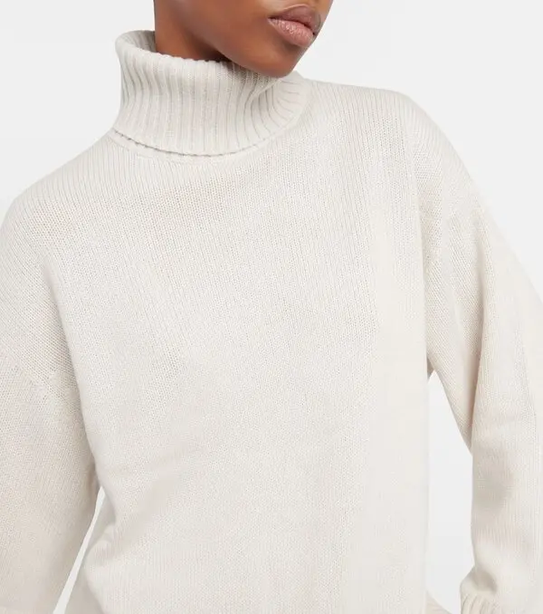 Brunello Cucinelli Wool, Cashmere, And Silk Turtleneck Sweater