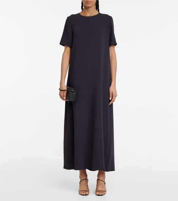THE ROW Robi T-shirt Maxi Dress - Blue