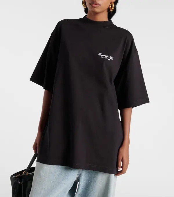 Balenciaga Printed Cotton T-shirt