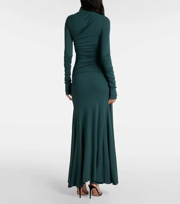Tove Africa Crepe Jersey Maxi Dress - Blue