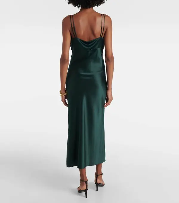 Veronica Beard Bixie Silk-blend Satin Slip Dress