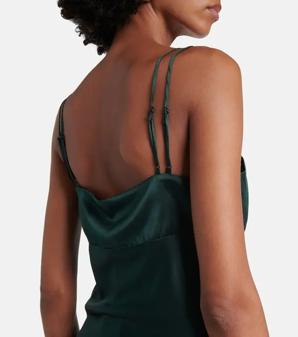 Veronica Beard Bixie Silk-blend Satin Slip Dress