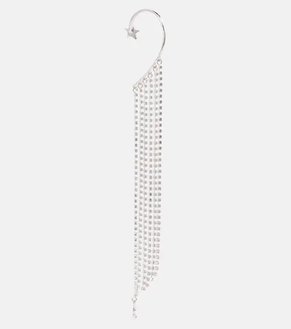 JIMMY CHOO Crystal-embellished Single Ear Cuff