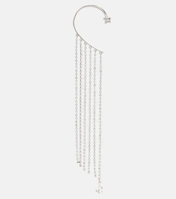 JIMMY CHOO Crystal-embellished Single Ear Cuff