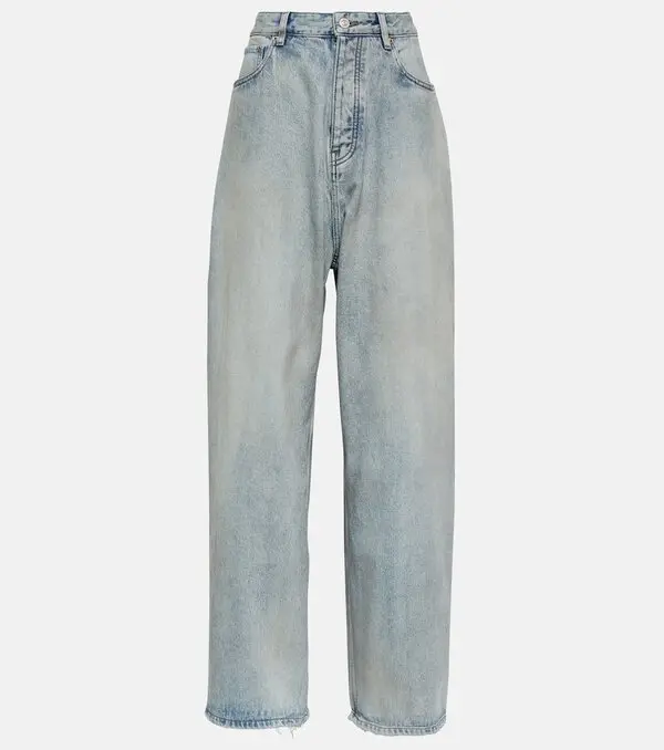 Balenciaga Mid-rise Wide-leg Jeans