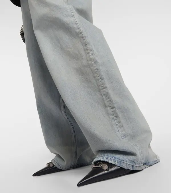 Balenciaga Mid-rise Wide-leg Jeans