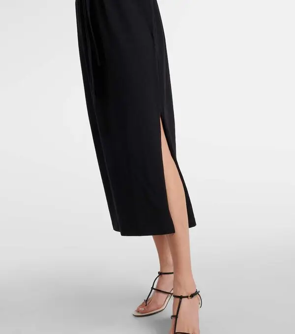 Vince Cotton Jersey Midi Dress