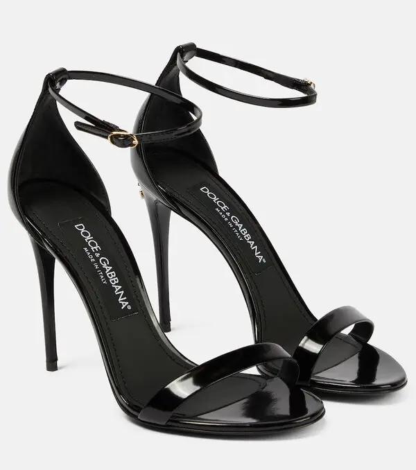 Dolce & Gabbana Patent Leather Sandals