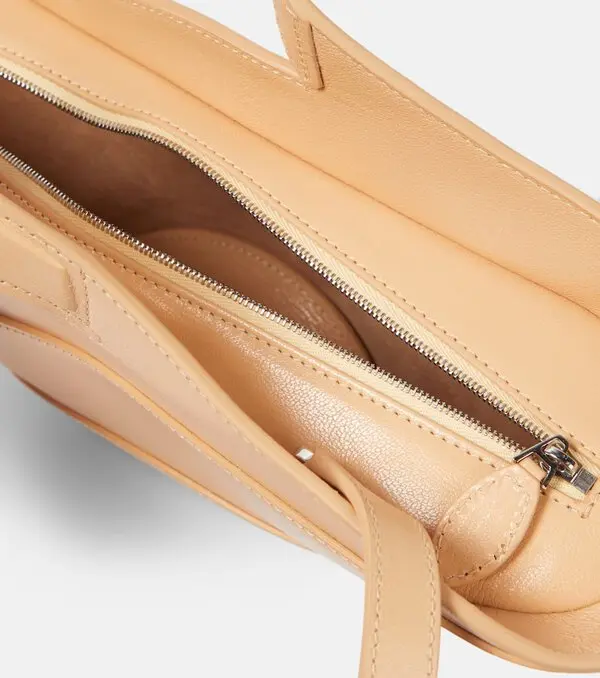 Alaïa Khaima Small Leather Tote Bag