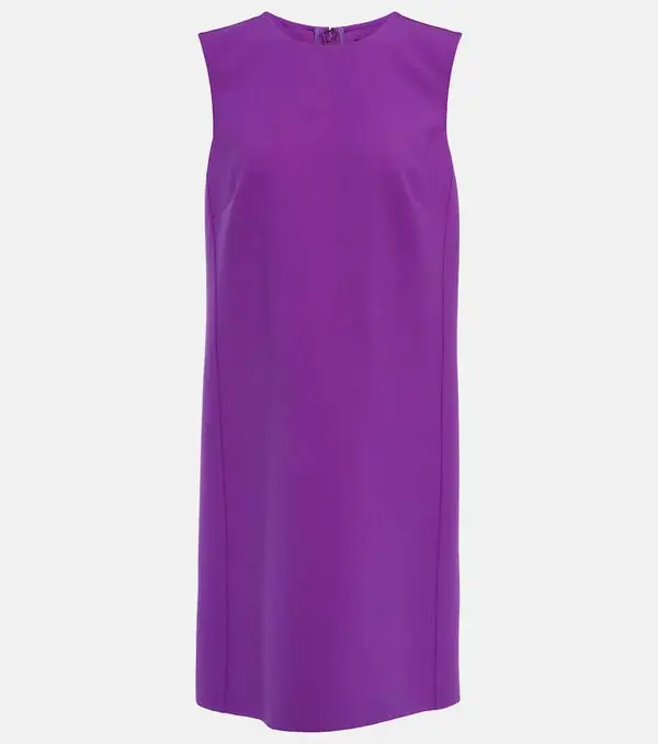 Oscar De La Renta Wool-blend Mini Dress