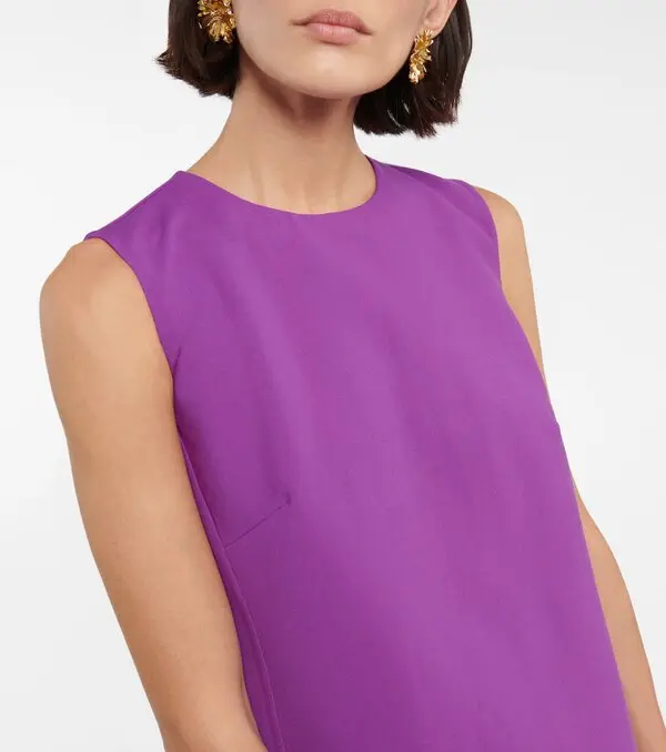 Oscar De La Renta Wool-blend Mini Dress