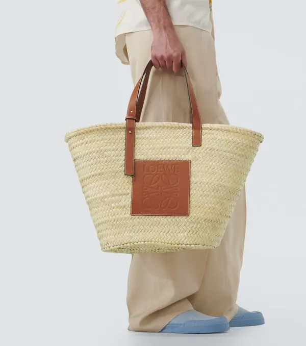 Loewe Large Raffia Tote Bag