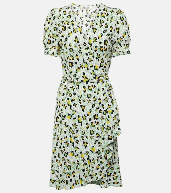 Diane Von Furstenberg Emilia Printed Wrap Dress