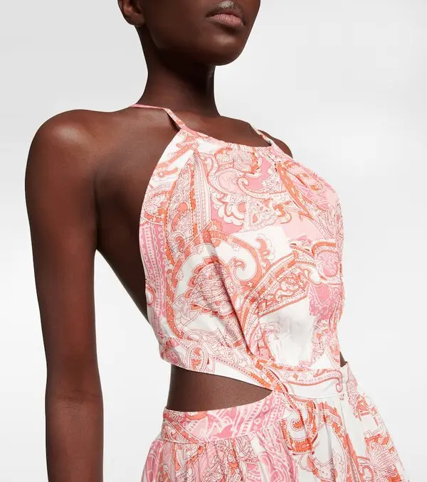 Melissa Odabash Arabella Printed Maxi Dress
