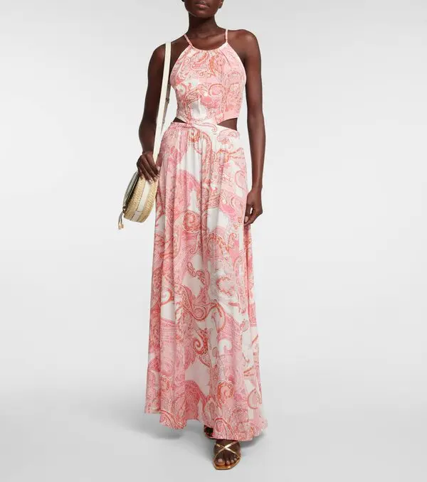 Melissa Odabash Arabella Printed Maxi Dress