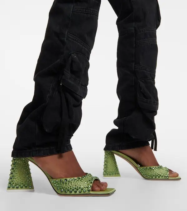Attico Mini Devon Embellished Mules