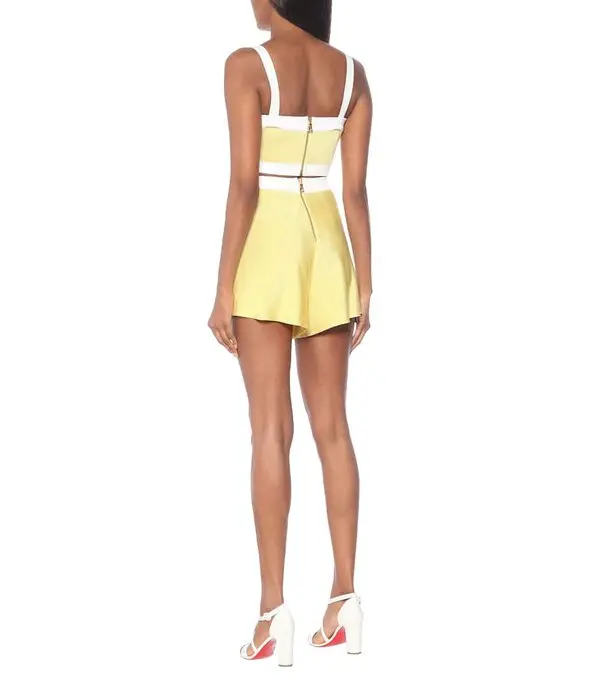 Balmain High-rise Knit Shorts