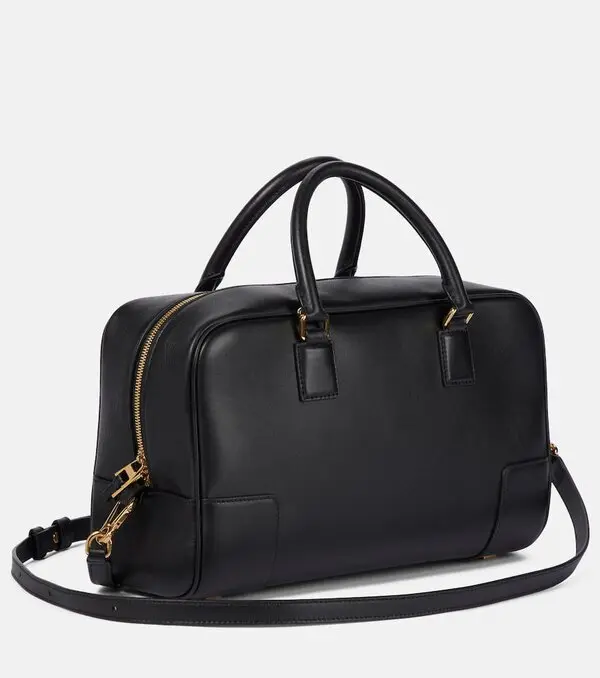 Loewe Amazona 28 Leather Top-handle Bag - Black