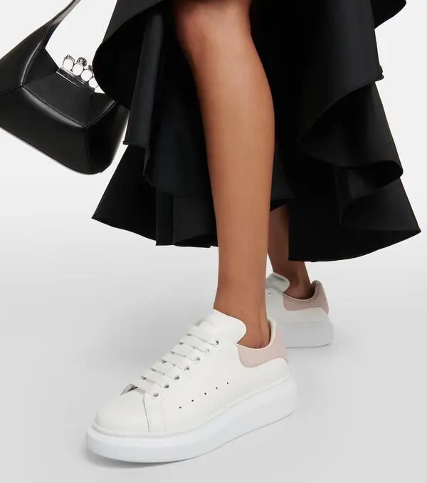 Alexander McQueen Oversized Leather Sneakers