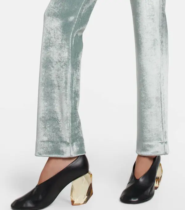 JIL SANDER Straight-leg Wool-blend Pants