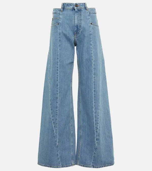MAISON MARGIELA Decortique High-rise Wide-leg Jeans