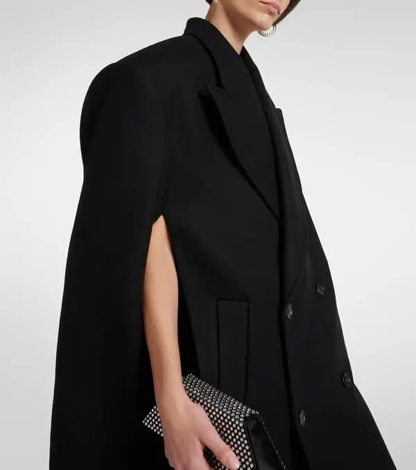 Wardrobe.NYC Double-breasted Virgin Wool Cape