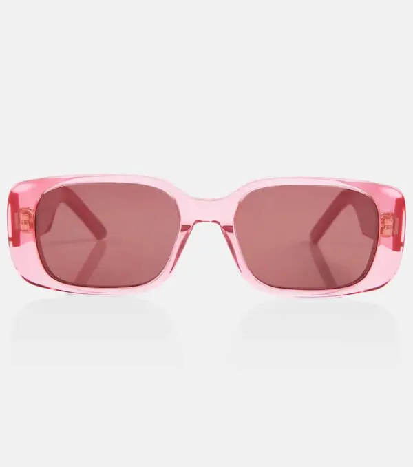 Dior Wildior S2u Rectangular Sunglasses - Pink