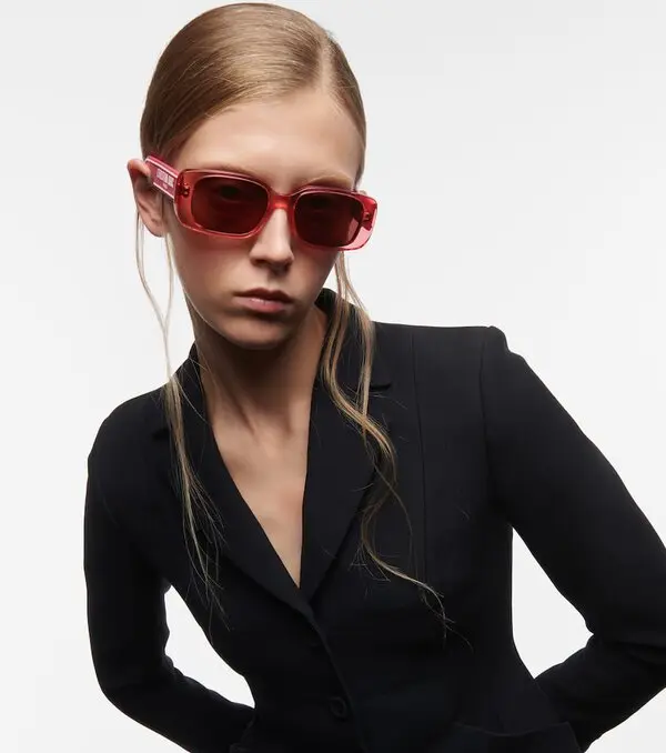 Dior Wildior S2u Rectangular Sunglasses - Pink