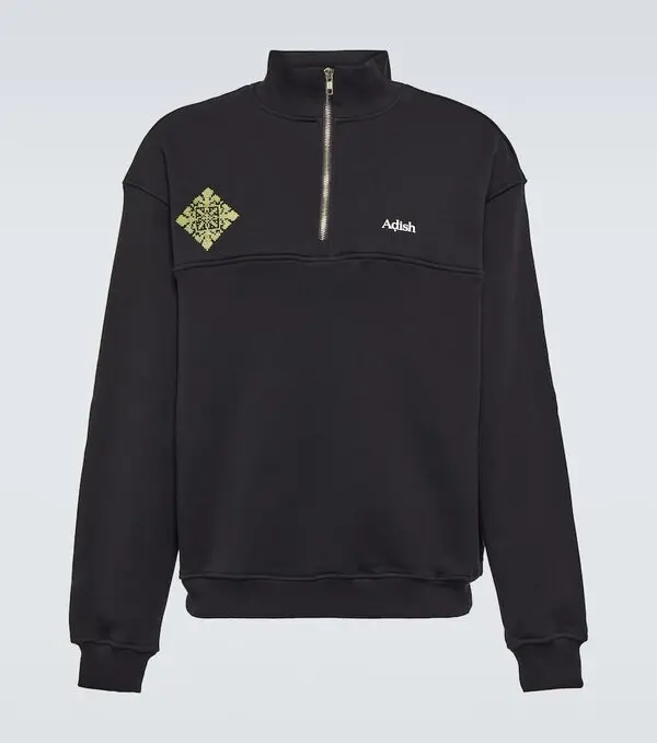 ADISH Logo Cotton Jersey Sweatshirt