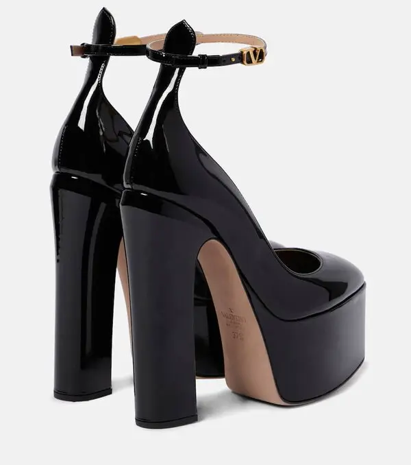 Valentino Garavani Leather Platform Pumps