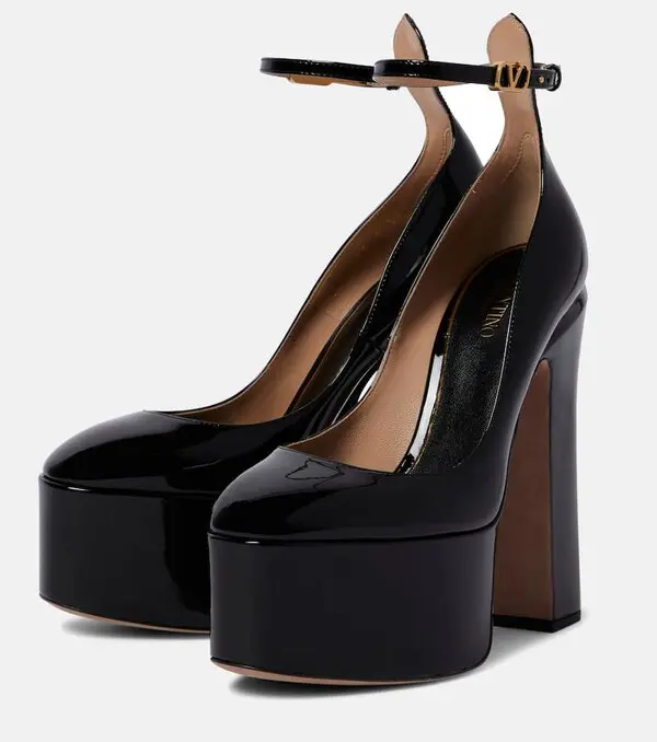 Valentino Garavani Leather Platform Pumps