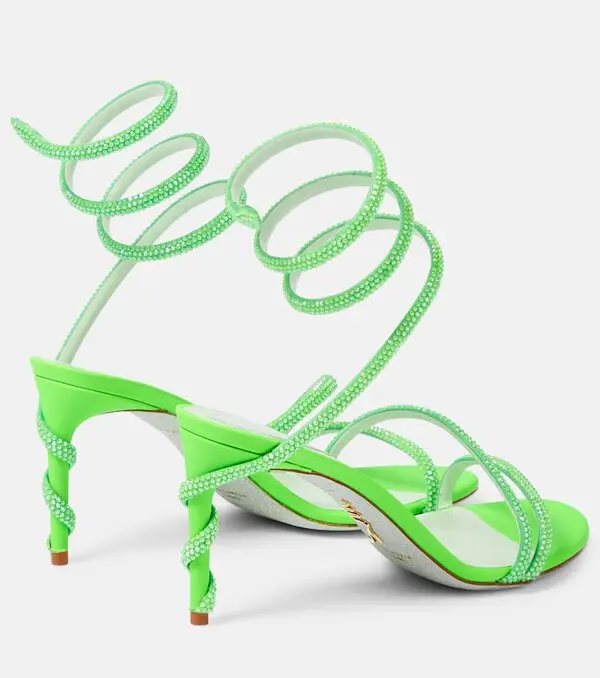 Rene Caovilla Margot Embellished Spiral Sandals