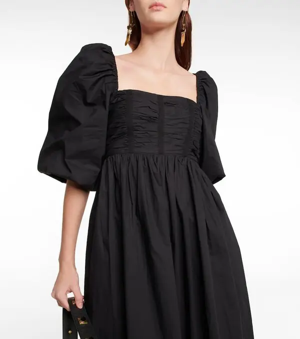 Ulla Johnson Lelani Cotton Poplin Midi Dress