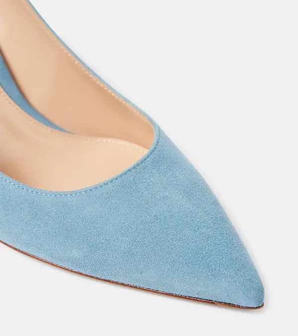 GIANVITO ROSSI 70 Suede Pumps