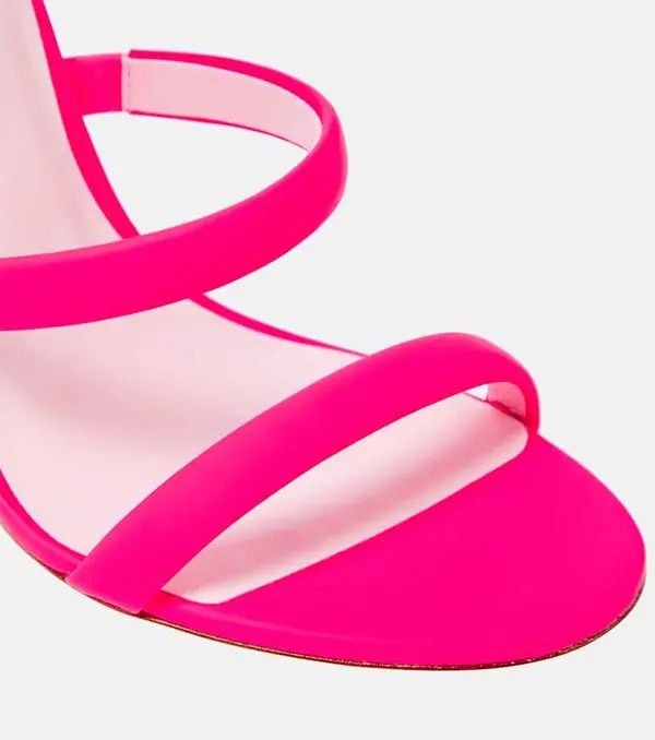 Rene Caovilla Cleo Suede Sandals - Pink