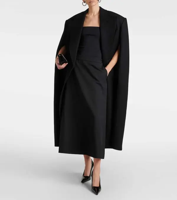 Wardrobe.NYC Virgin Wool Midi Skirt