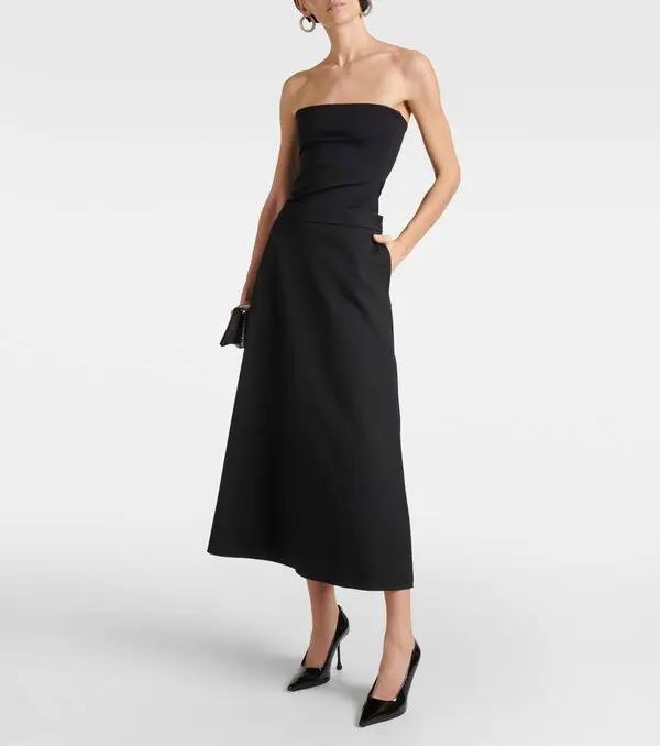 Wardrobe.NYC Virgin Wool Midi Skirt