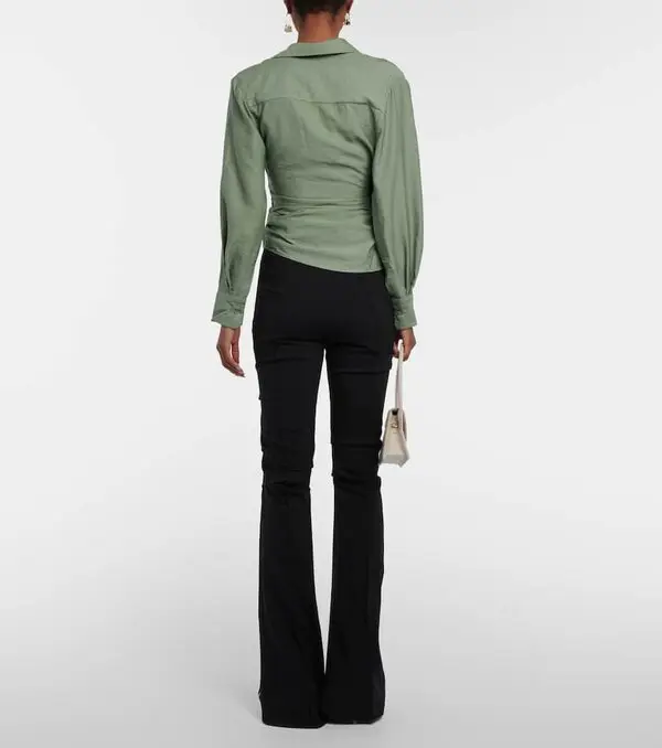 Jacquemus Le Bahia Tie-front Shirt - White