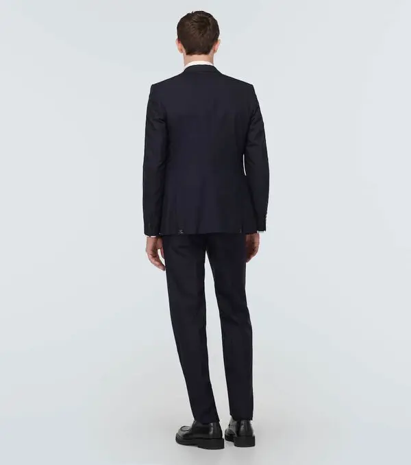 Dries Van Noten Single-breasted Wool Suit