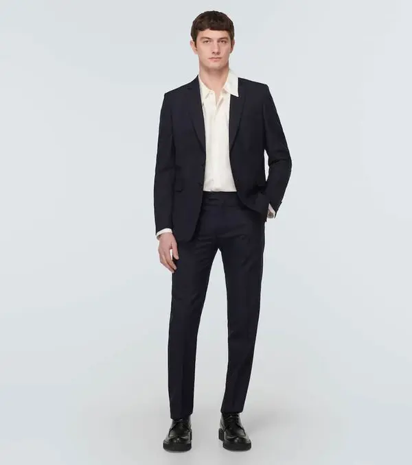 Dries Van Noten Single-breasted Wool Suit
