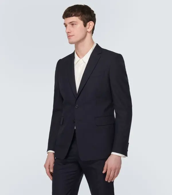 Dries Van Noten Single-breasted Wool Suit