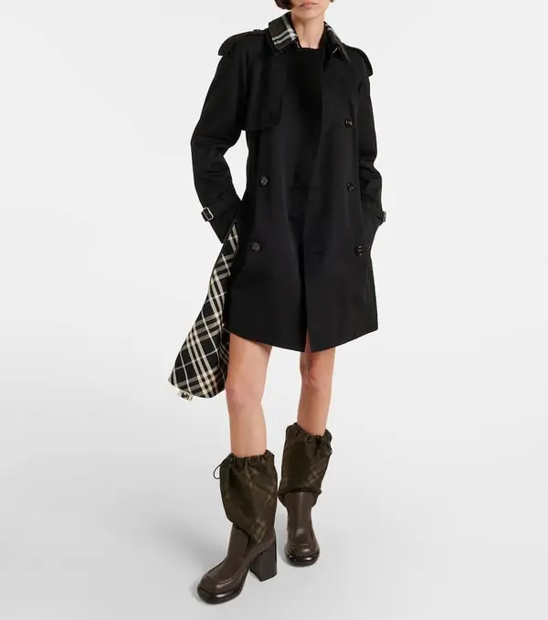 Burberry Check Knee-high Boots
