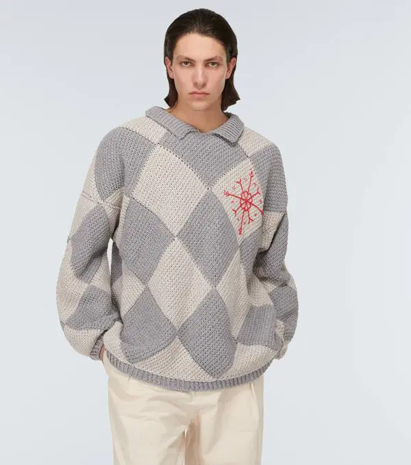 ADISH Embroidered Cotton Sweater