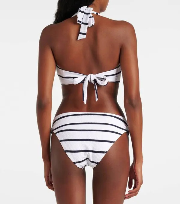 Heidi Klein Fold Over Striped Bikini Bottom