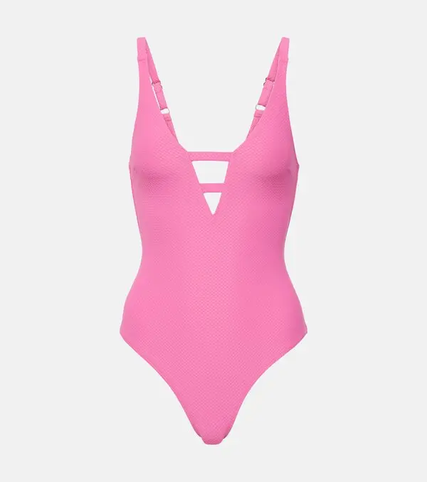 Heidi Klein Open-back Swimsuit - Pink